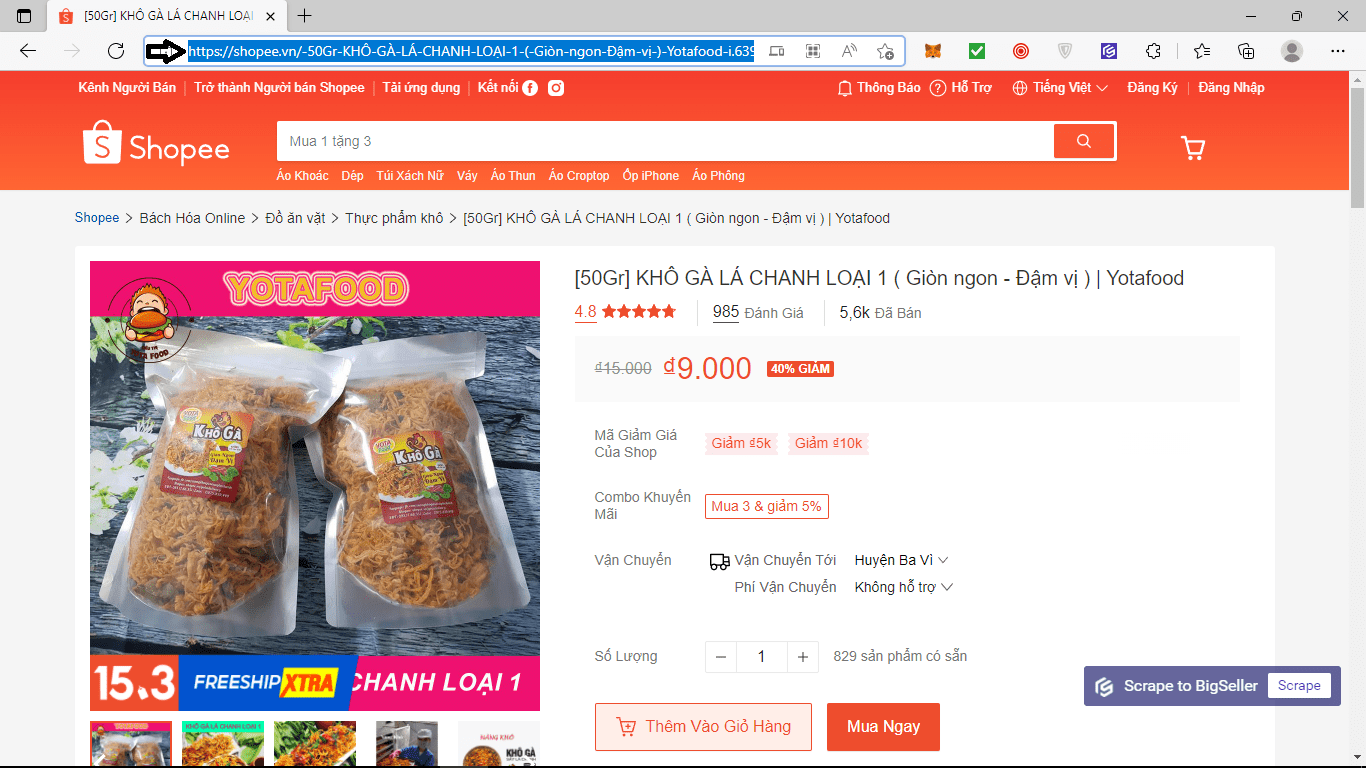 Cách lấy link shopee trên điện thoại và máy tính.